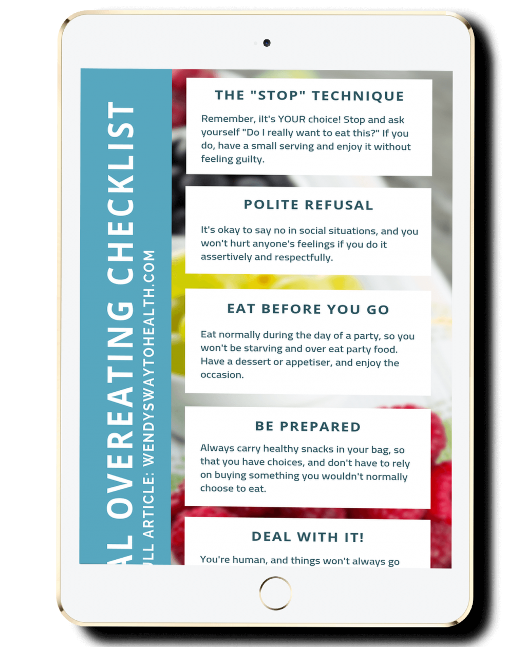 How to stay on track with a healthy eating plan – Wendys Way To Health